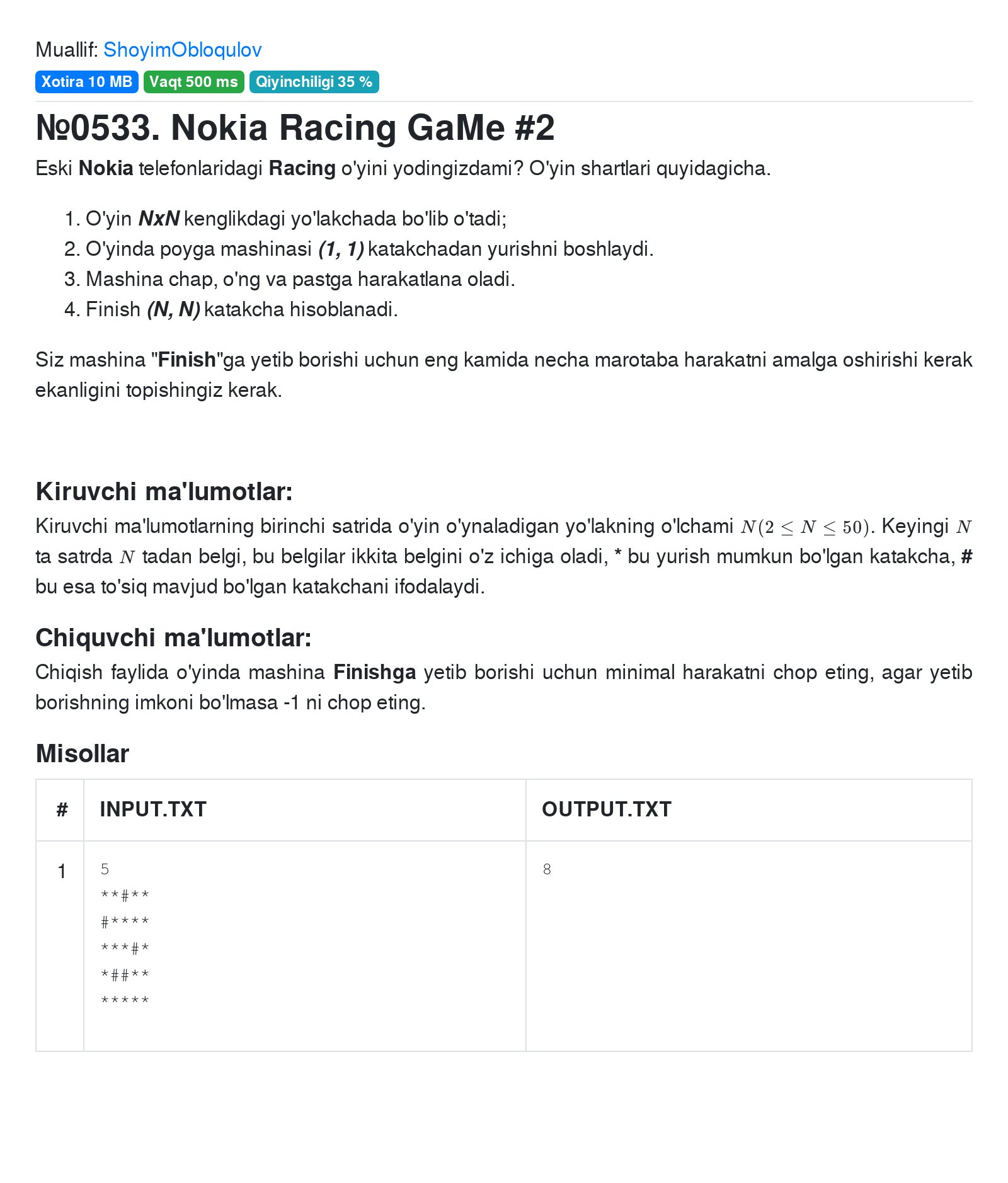 Nokia Racing GaMe #2 - RoboContest
