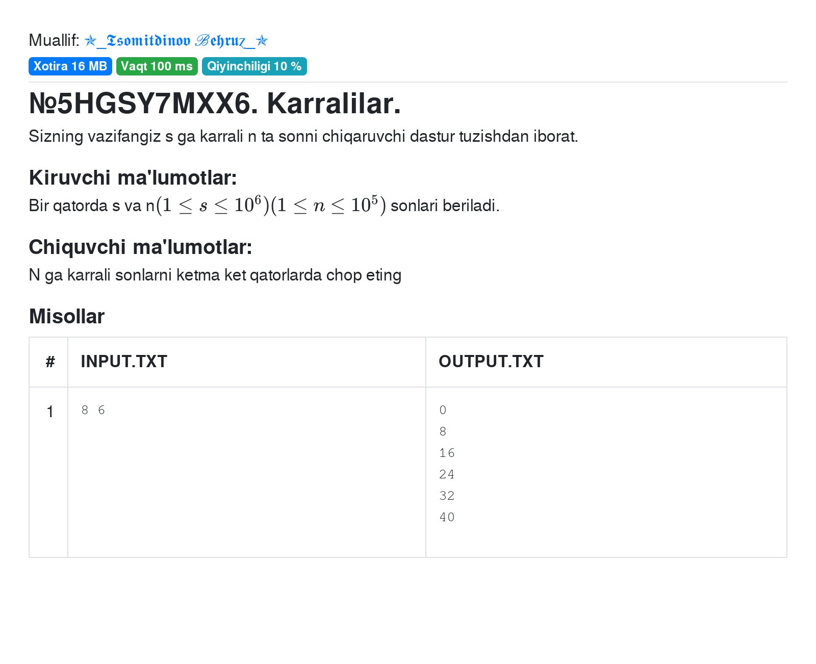 Karralilar. - RoboContest