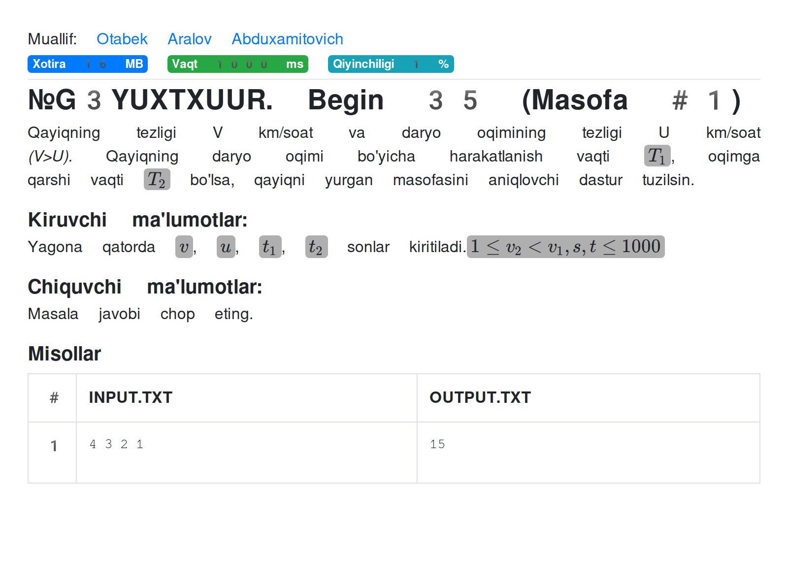 Begin 35 (Masofa #1) - RoboContest