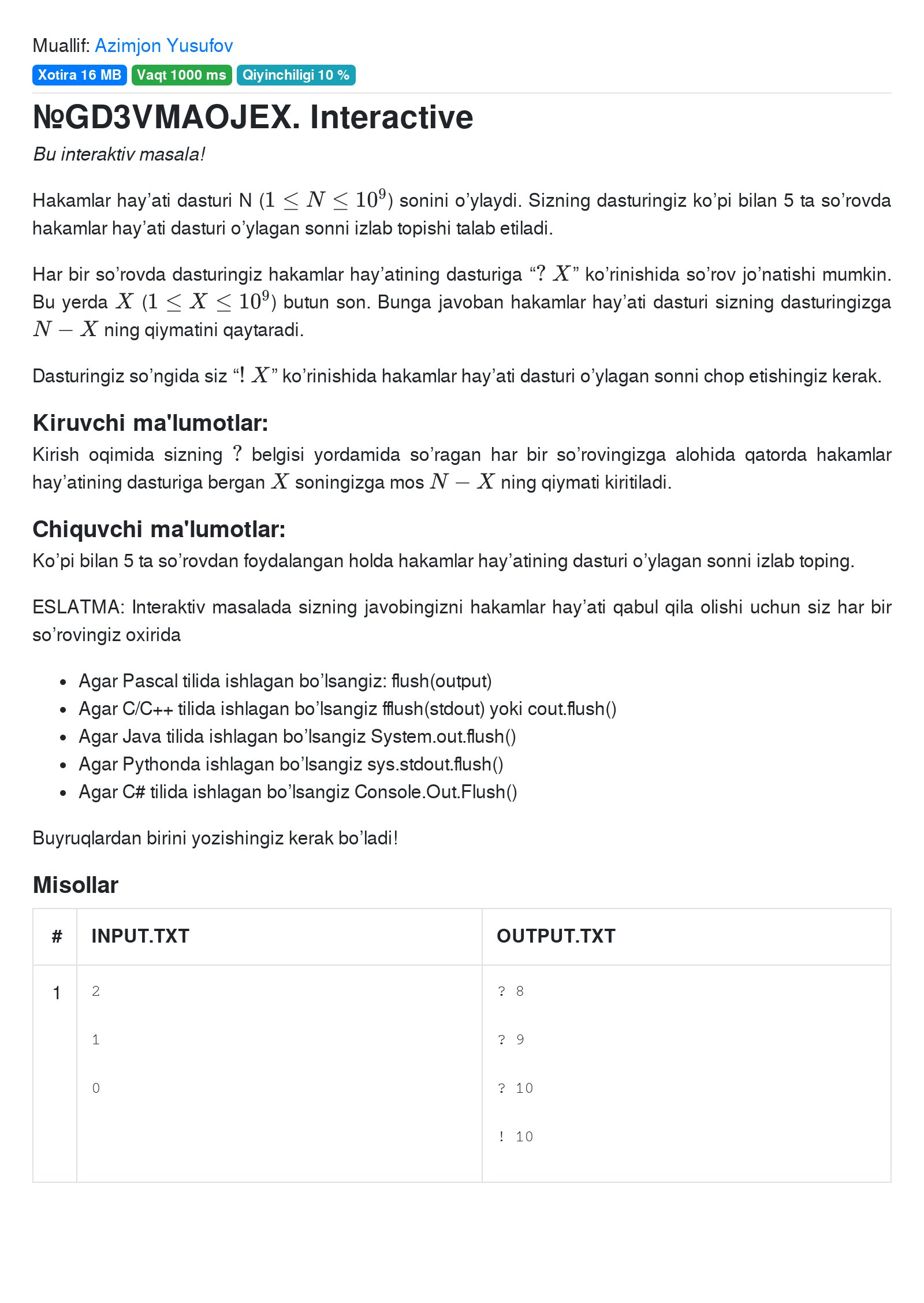 Interactive - RoboContest