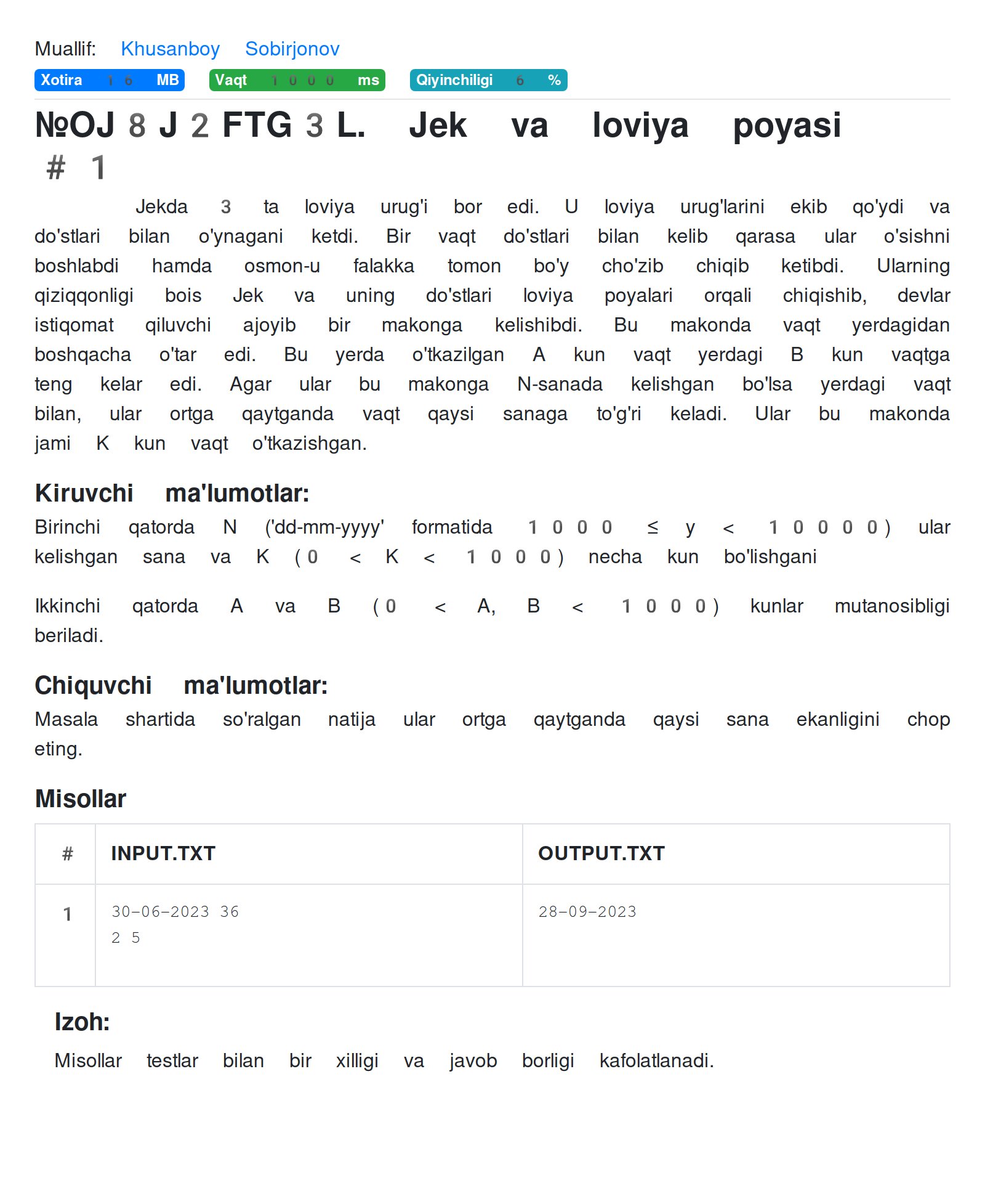 Jek va loviya poyasi #1 - RoboContest